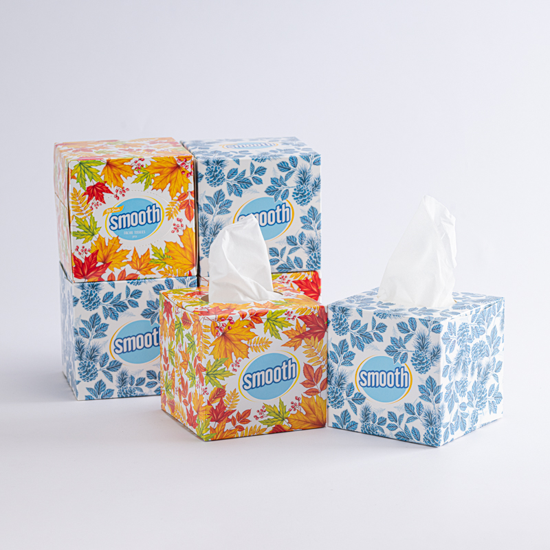 Smooth Facial Tissue Cube Box – 80 Tissues – Andre Distribution ...