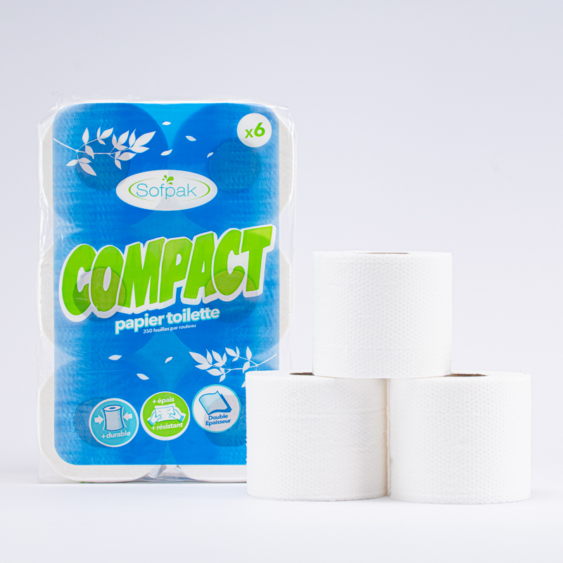 Sofpak Compact Toilet Tissue (Pack of 6 Rolls) – Andre Distribution ...